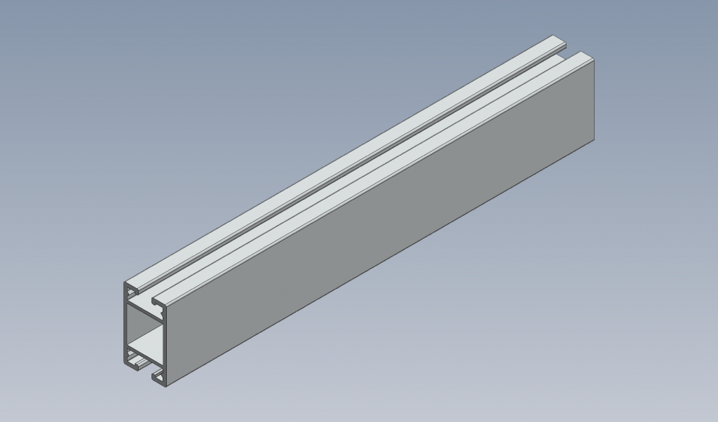 *C-Rafter 50×30 mm, Facade, Mill, 4,0 m1
