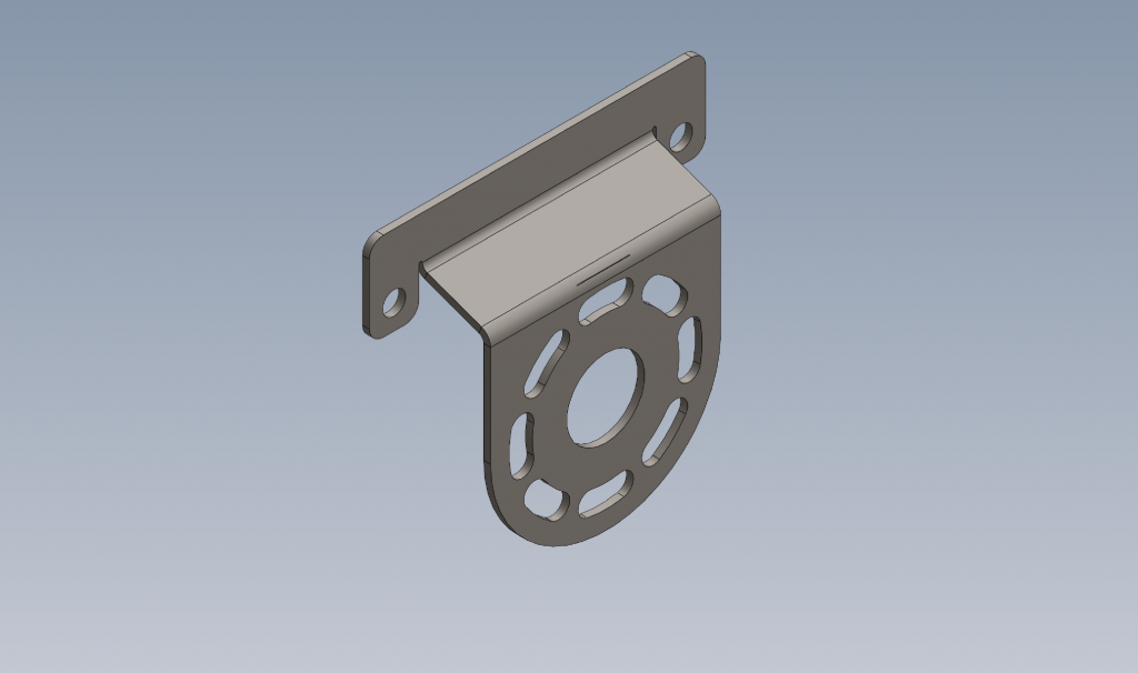 Gearbox Bracket 6:1 and 4:1, RAL tbd