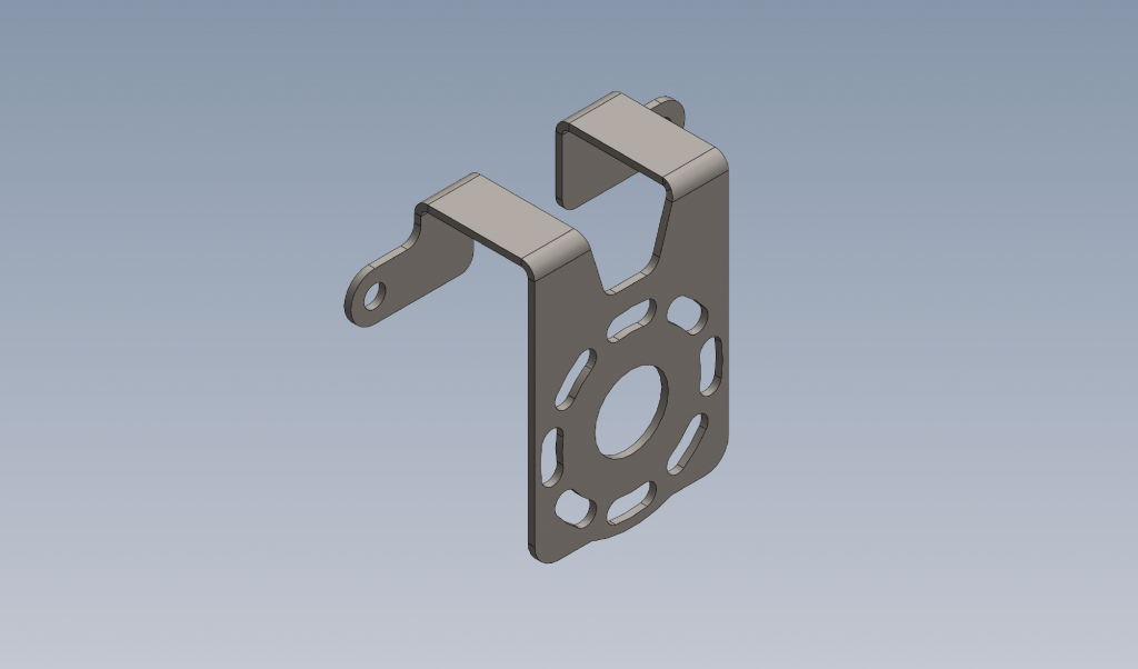 Gearbox Bracket 7:1, RAL-9010
