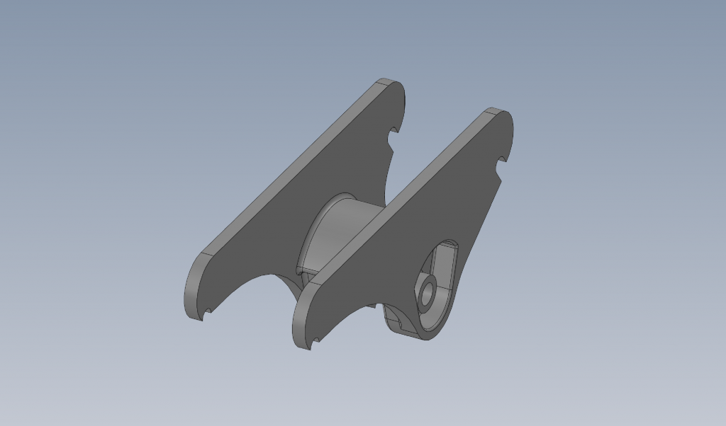 Louver clip Shortened, L-System, White