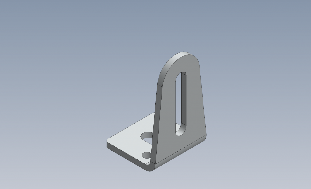 Angle bracket 30 mm, RAL-9010